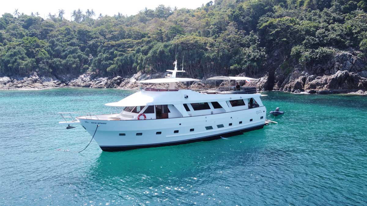 70ft Siam Princess | Private Yacht Charter | Classic Motoryacht