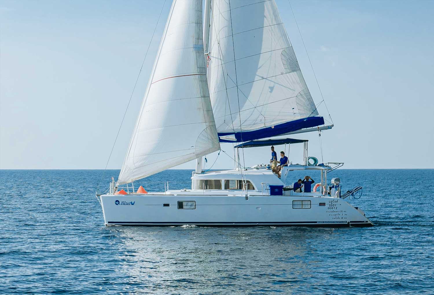 44ft Blue Wing Catamaran | Private Yacht Charter in Phuket